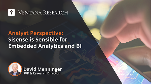 Sisense is Sensible for Embedded Analytics and BI